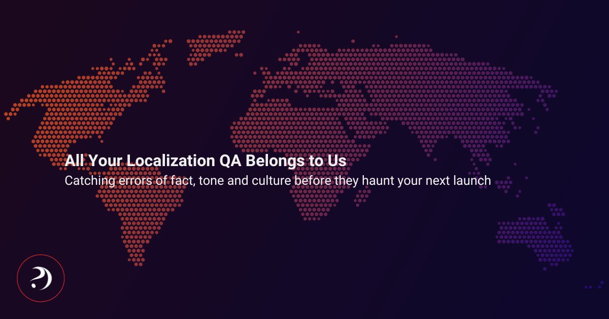All Your Localization Qa Belongs To Us 